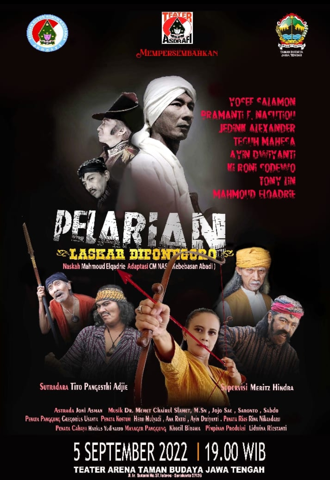 Teater Asdrafi Yogyakarta Akan Pentaskan Pelarian Laskar Diponegoro di ...